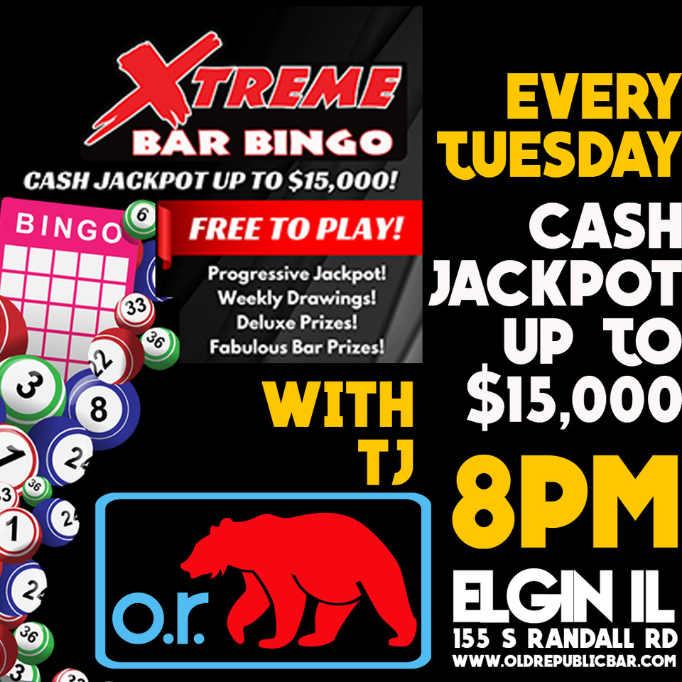 Xtreme Bar Bingo Every Tuesday at Old Republic Elgin - Explore Elgin Area